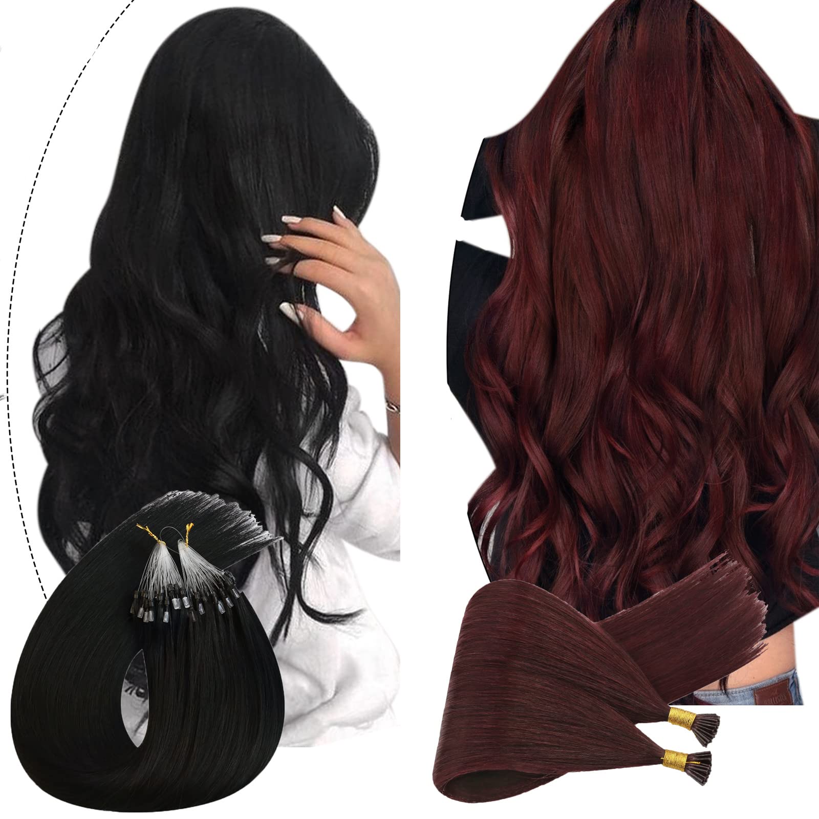 Dark Red Hair With Black Tips