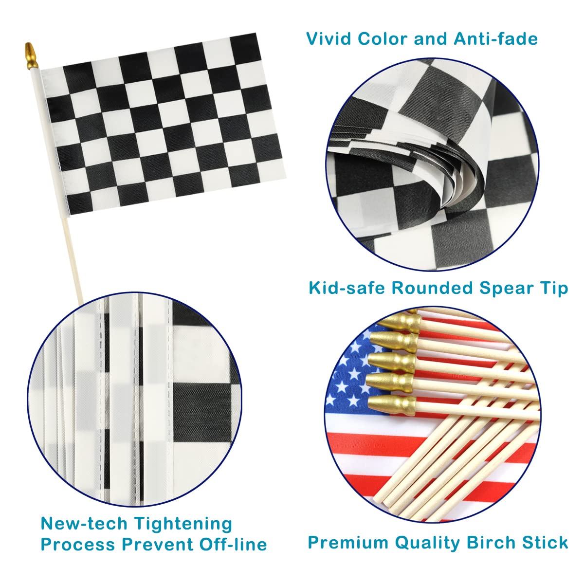 Racing Flags And Their Meanings Checkered Racing Flag Vinyl Decal