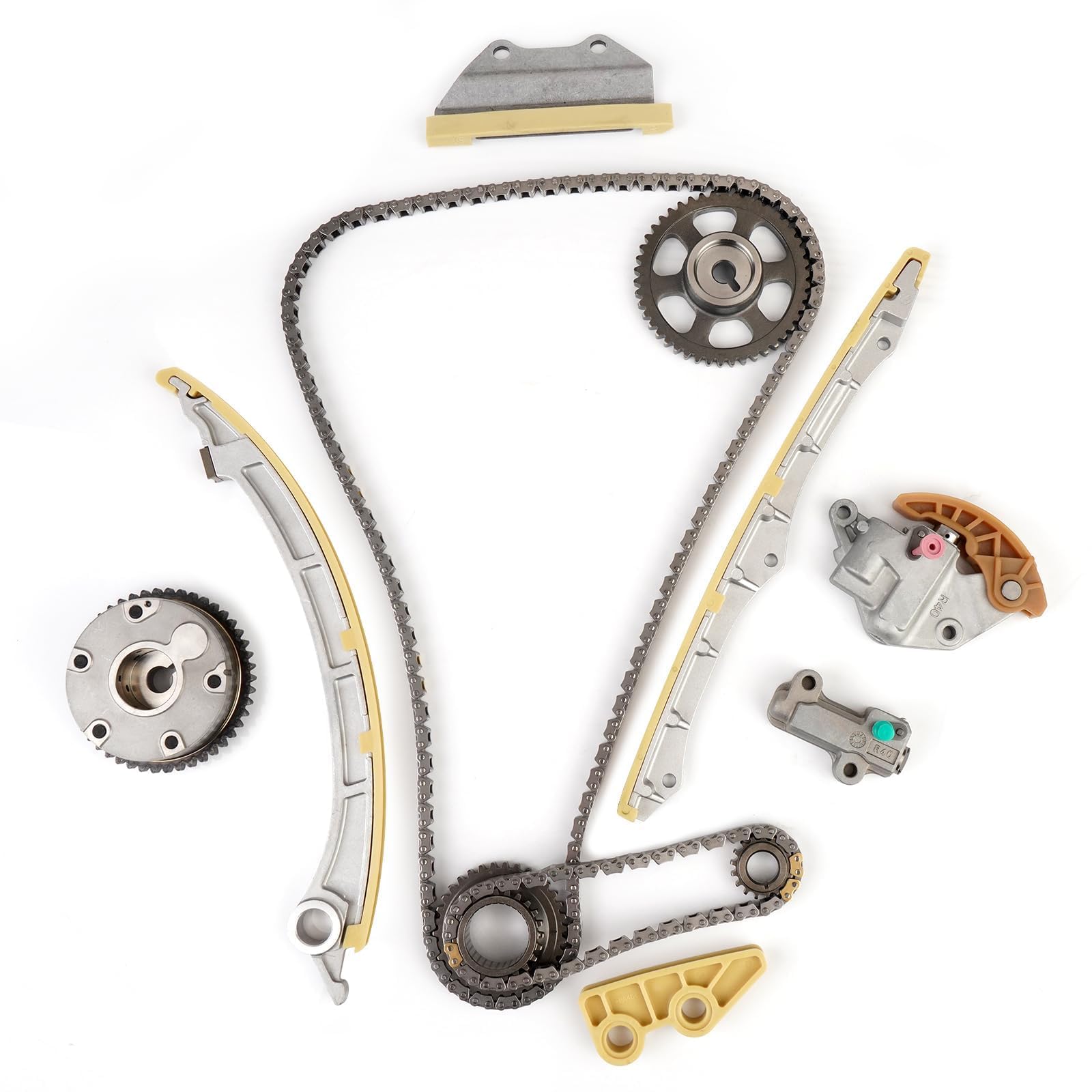 Amazon.com: BHB Engine Timing Chain Kit with VVT Gear Camshaft Adjuster ...