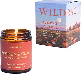 Pumpkin Spice Scented Candle | Pumpkin and Clove Autumn Fall Candles ...