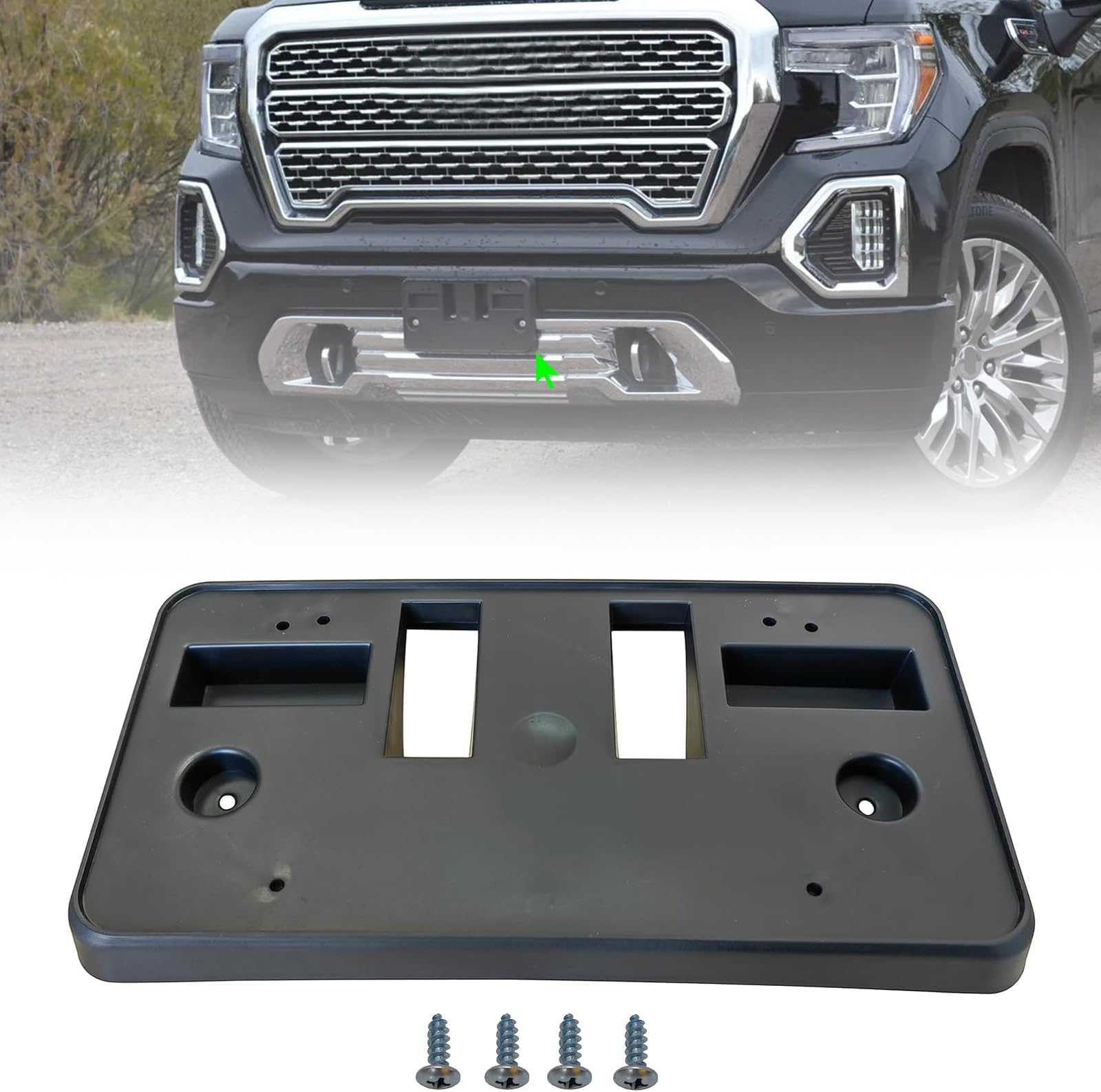 Amazon.com: GMC OEM New Front License Plate Bracket Mount Holder 16 ...