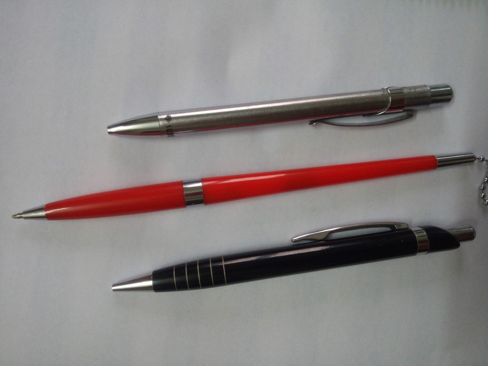 Reception Pen On Chain with Stand - Ideal for Home,School,Bank (Red ...