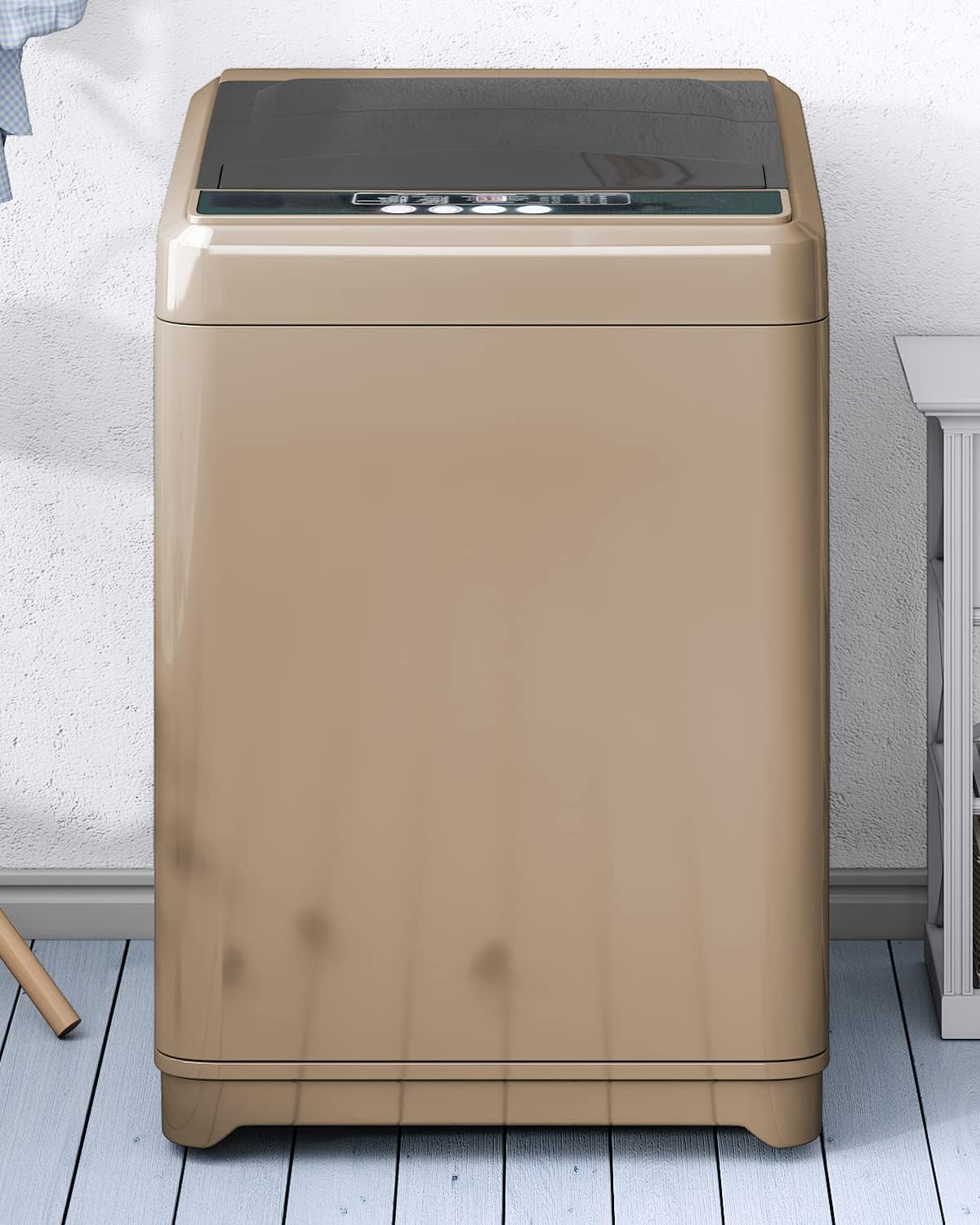 Amazon.com: Muhub 17.6lbs Full-Automatic Washing Machine, 1.7 Cu Ft ...