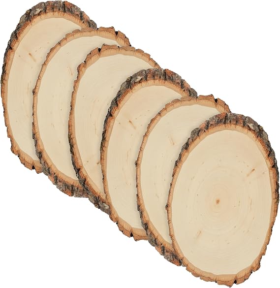 Amazon.com: Walnut Hollow Basswood Round, Small 5-7" Wide with Live ...