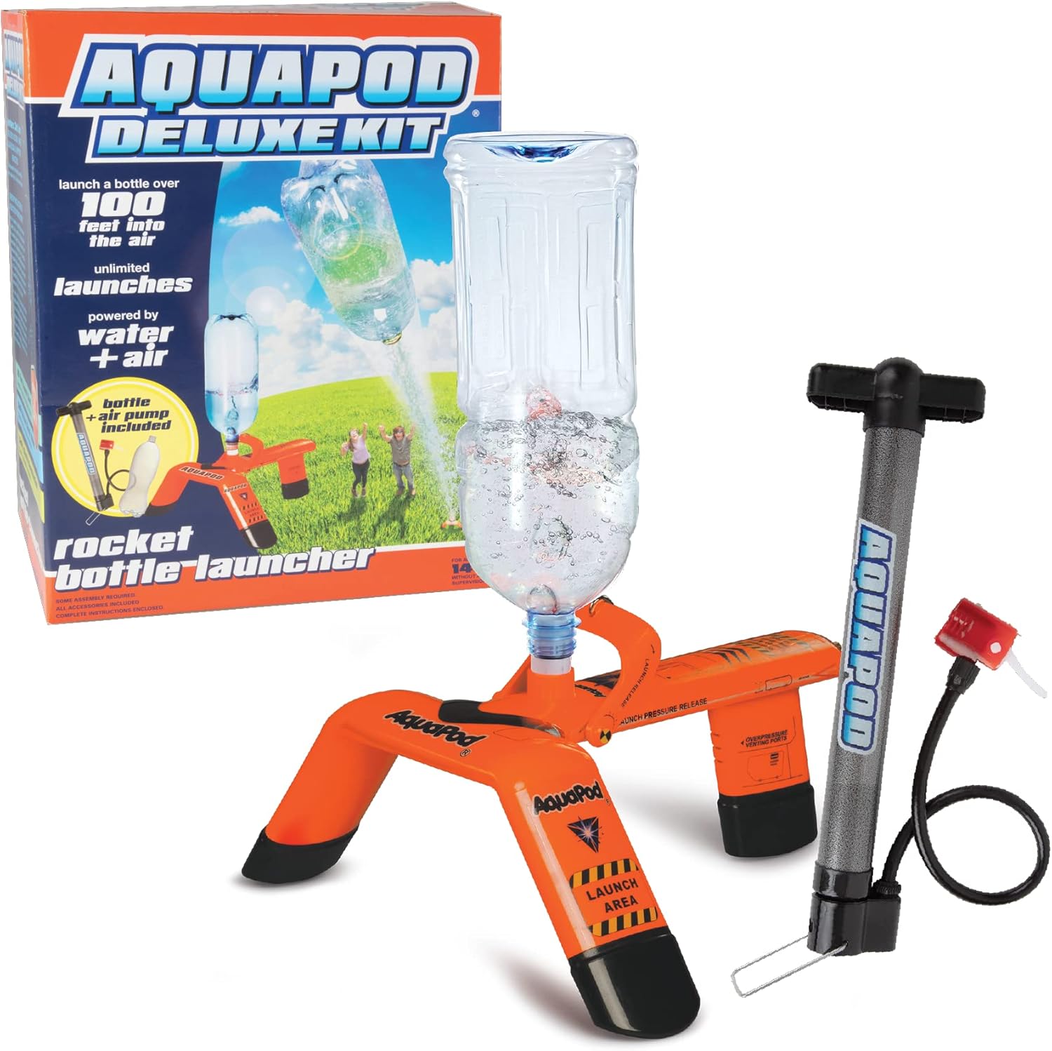 Amazon.com: Aquapod The Deluxe Rocket Bottle Launcher Kit - Includes ...
