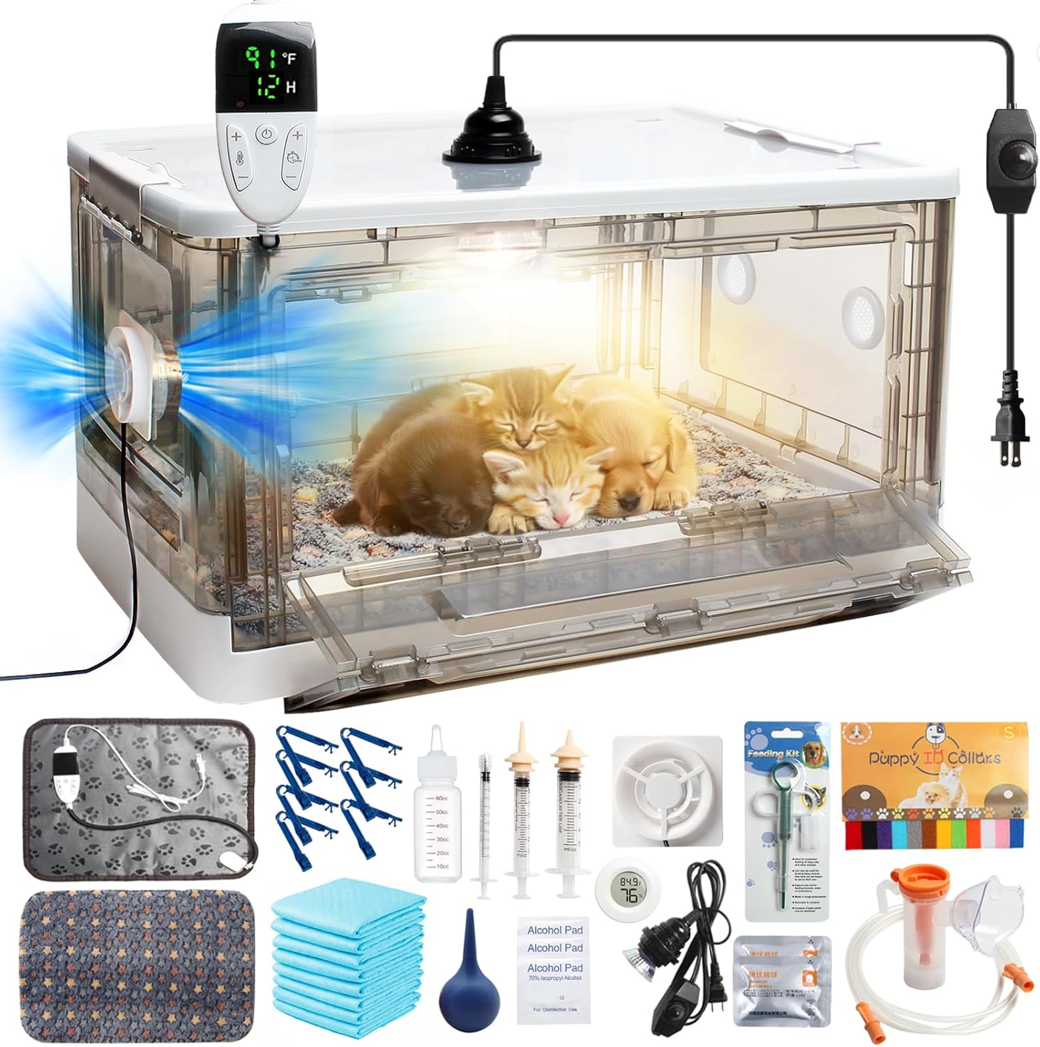 Amazon.com : Puppy Incubator - Incubator for Puppies with Heating and ...