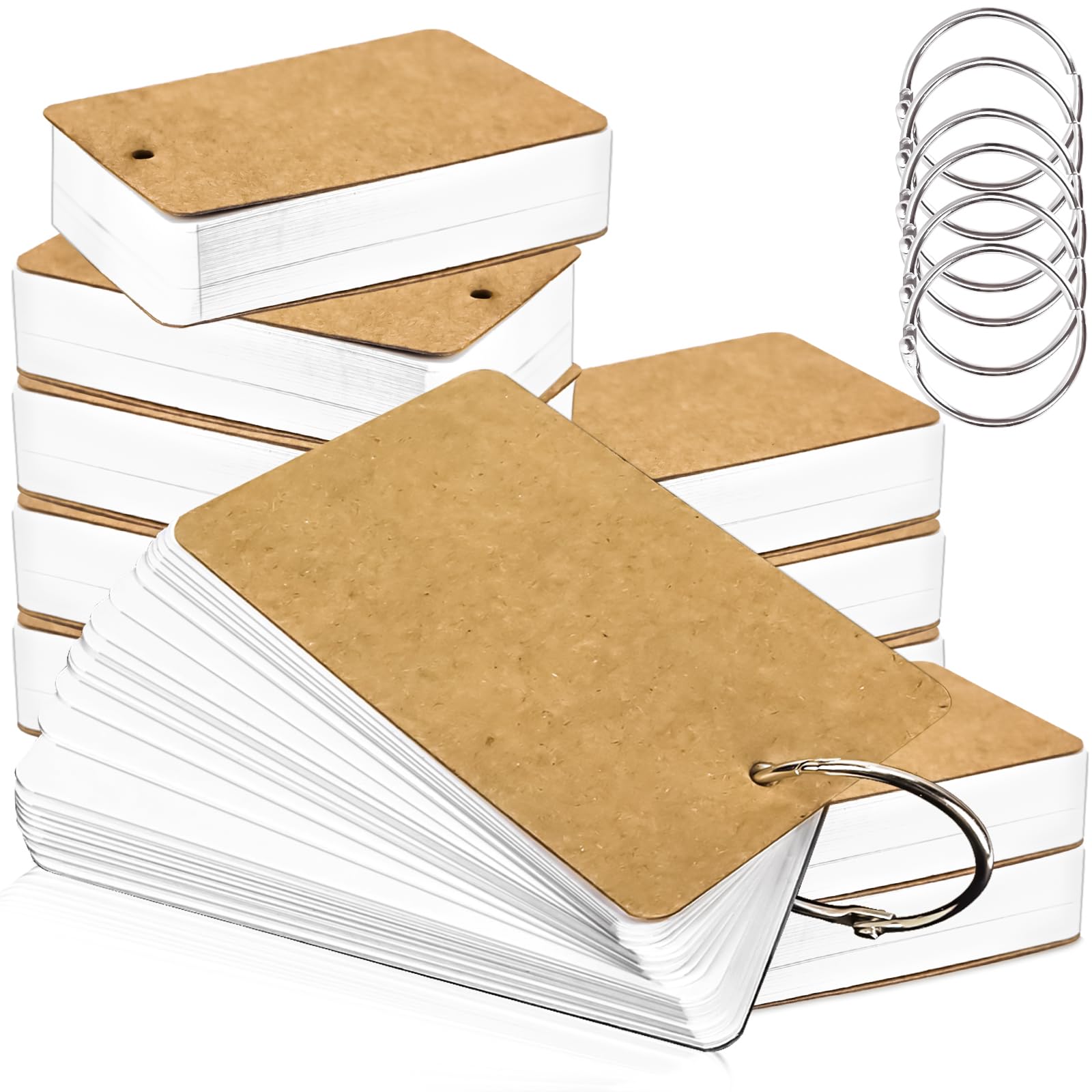 Snapklik.com : MotBach 300 Pcs Flash Cards 2x3 Inch Index Cards