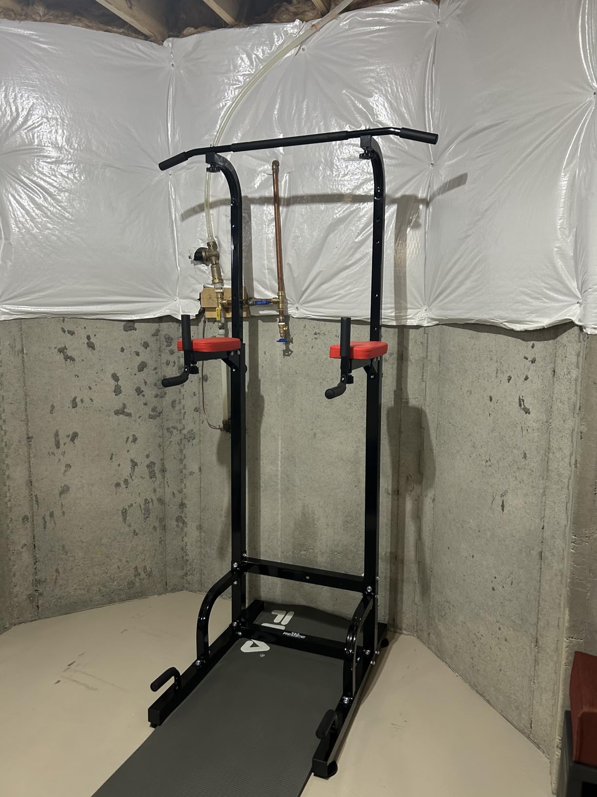 $22/mo - Finance RELIFE REBUILD YOUR LIFE Power Tower Pull Up Bar Dip ...