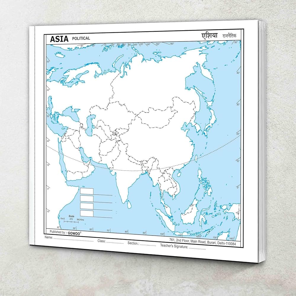 Geographical Map Of Asia