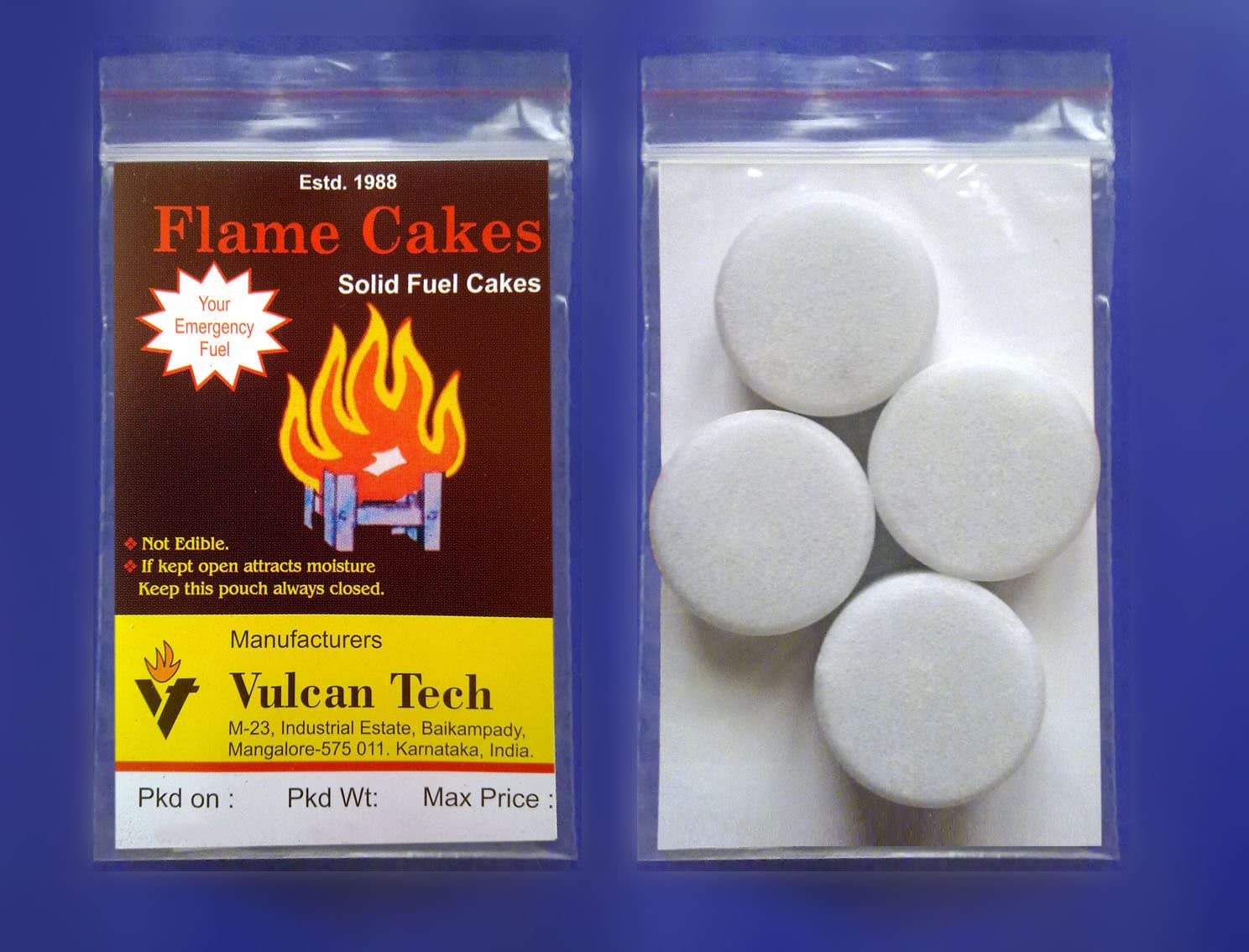 Flame Cakes - Hexamine Solid Fuel Cakes | Chafing Fuel Cake | Your ...