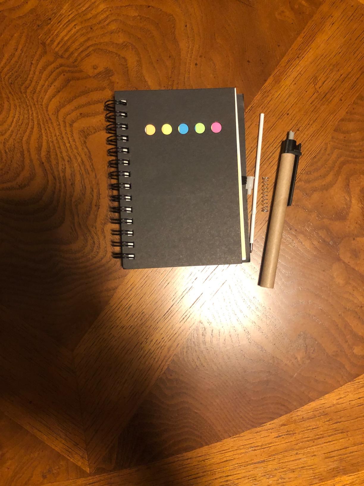 Amazon.com: Maxdot 4 Pieces Kraft Paper Steno Pocket Business Notebook ...