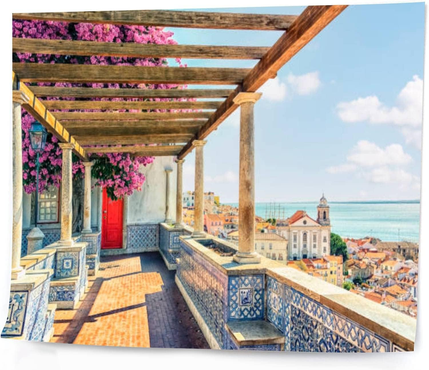 Amazon.com: DQWIJAKX91 DIY Digital Painting Lisbon City Portugal Paint ...