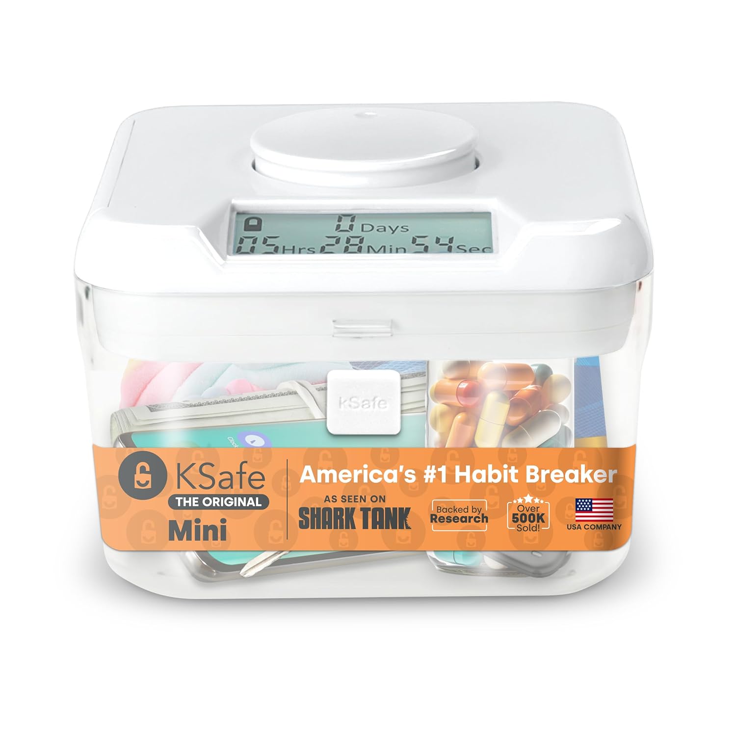 kSafe Time Locking Container Mini - Habit Control Device, Snack Safe ...