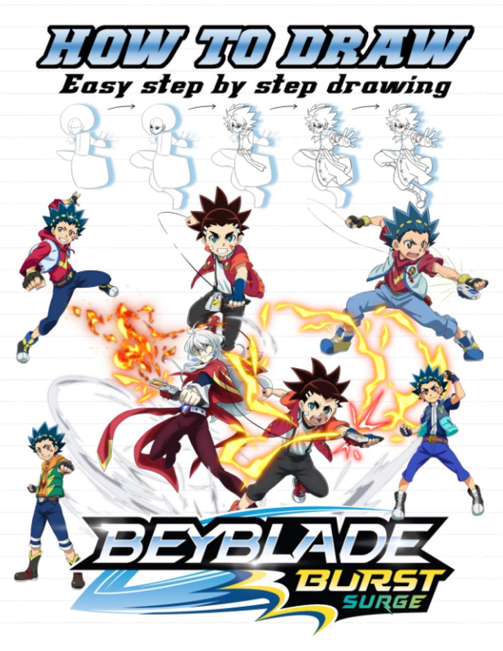 Buy How to Draw Beyblade: A Beginners Guide Character Drawing Beyblade ...