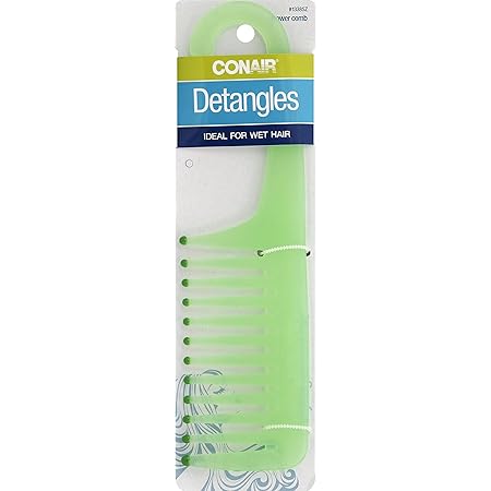 Amazon.com: Conair Comb Detangle, 3.2 Ounce, Colors may vary, 1 Pack ...
