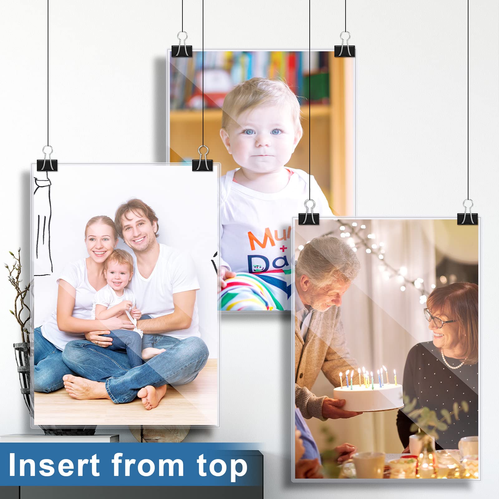 Snapklik.com : 10 Pcs 11" X 17" Rigid Print Protectors, Heavy Duty Hard ...