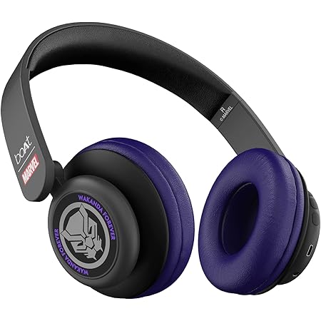 boAt Rockerz 450 Black Panther Edition Bluetooth Wireless On Ear ...