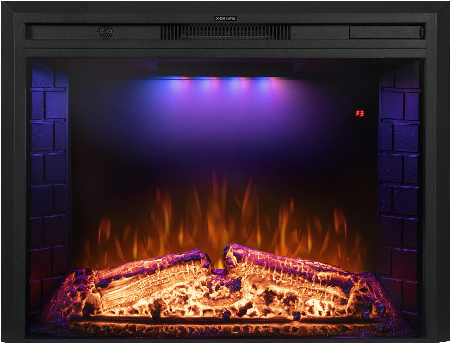 Amazon.com: PuraFlame Klaus Electric Fireplace Insert with Fire ...