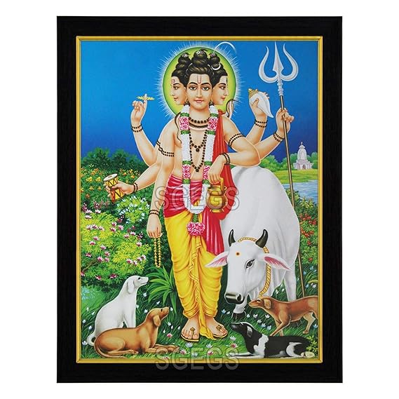 SHREE GANESH ENTERPRISE GIFTING SOLUTIONS God Dattatreya HD Photo Frame ...