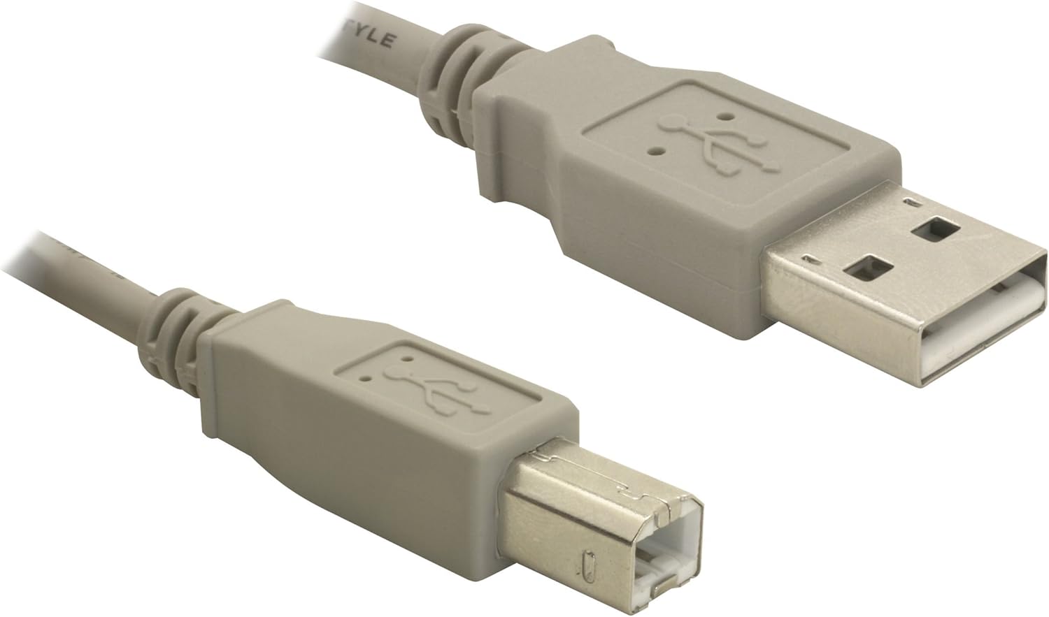 Amazon.com: DeLOCK USB 2.0 Upstream Cable/Type A Male to Type B Male ...