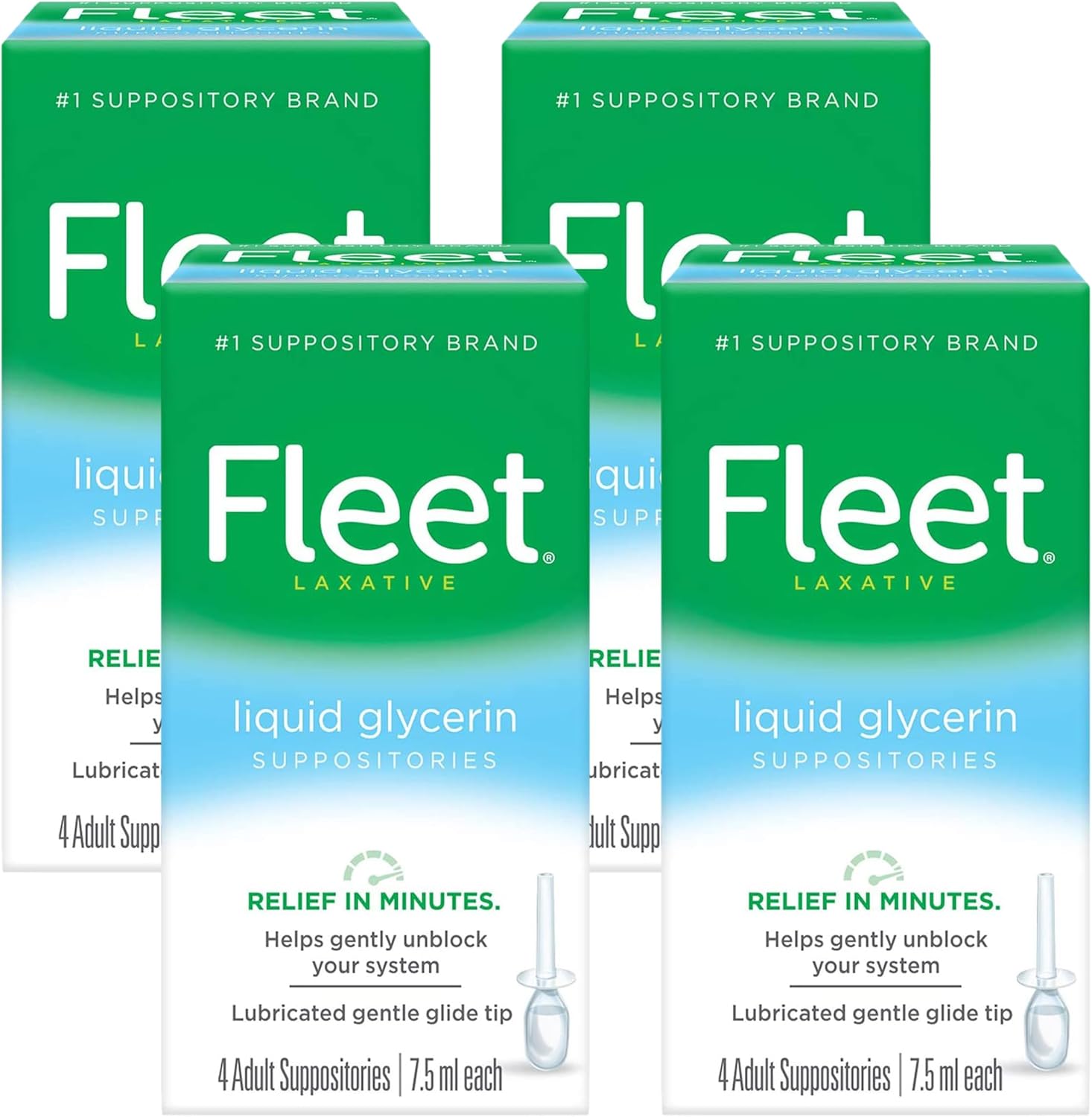 Amazon.com: Fleet Liquid Glycerin Suppositories for Adult Constipation ...