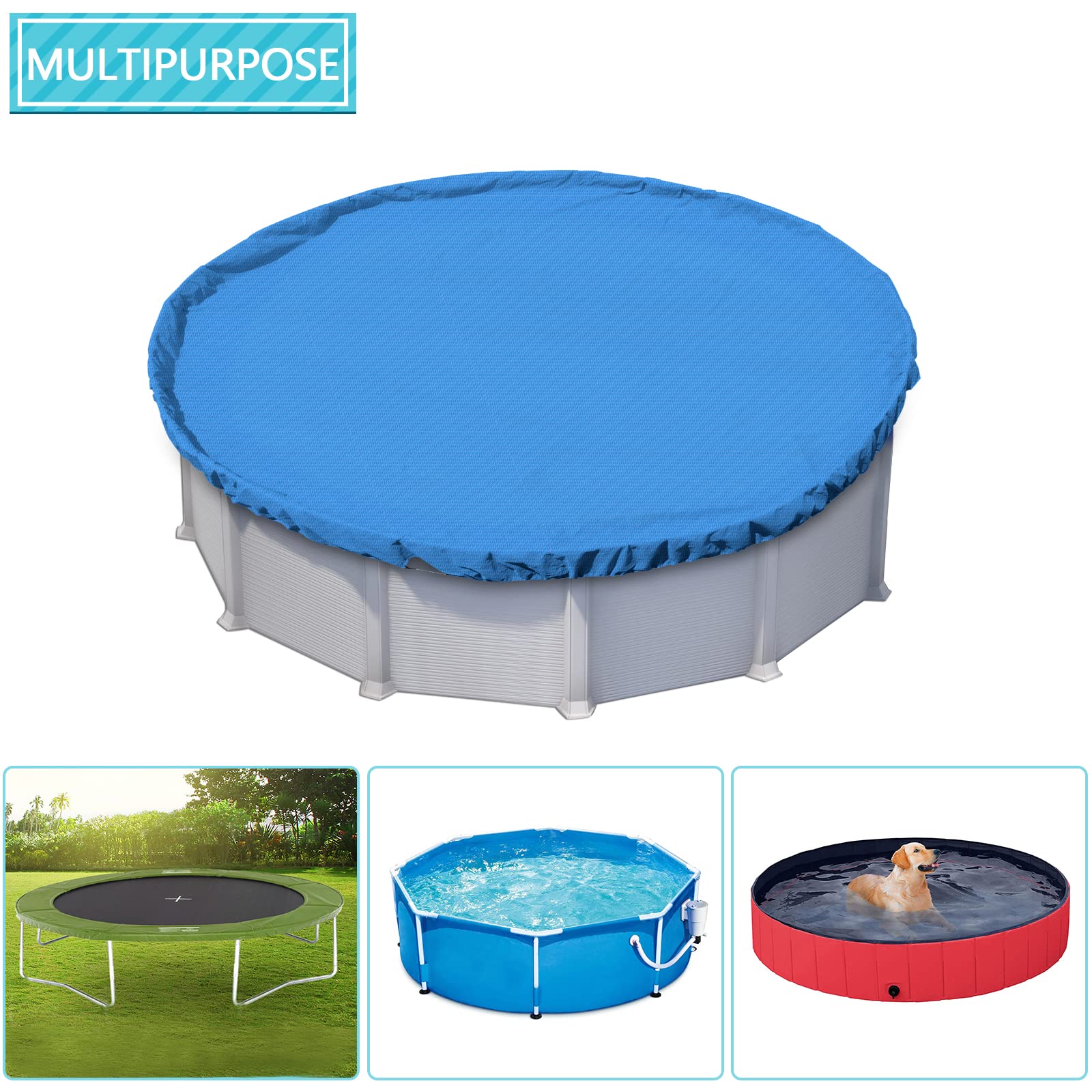 Snapklik.com : Coarbor 26 Ground Pool Cover For 22 Above Ground Pools ...