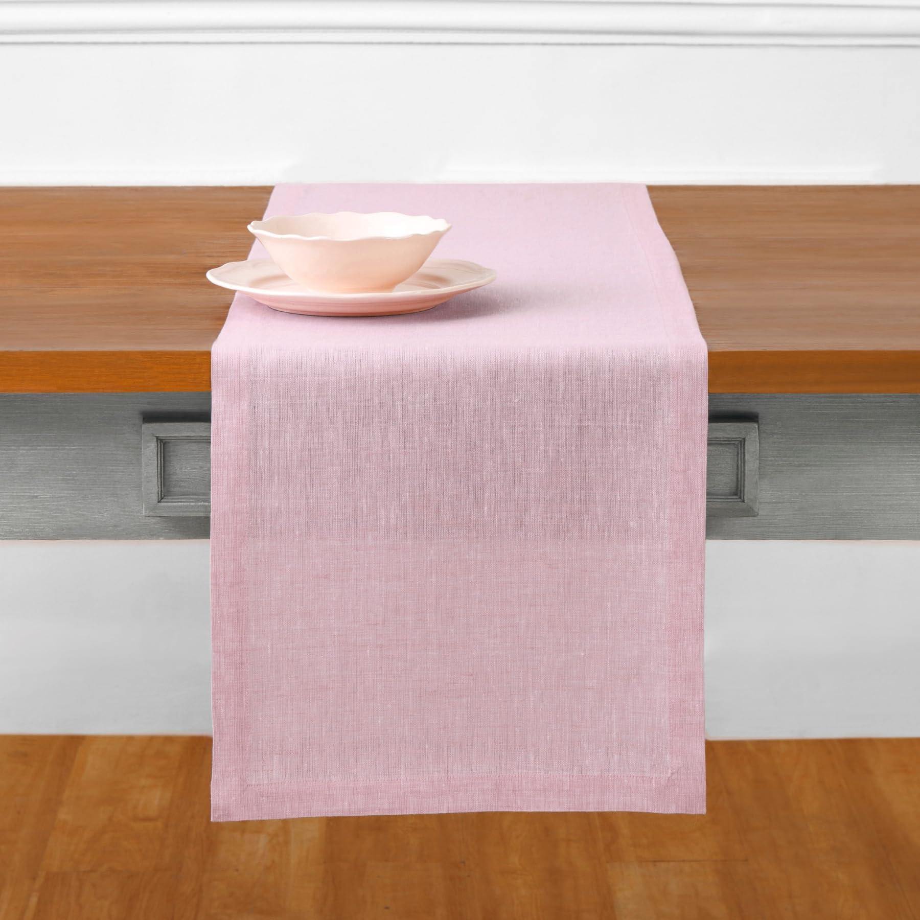 Solino Home Linen Table Runner 90 inches Long – 100% Pure Linen ...