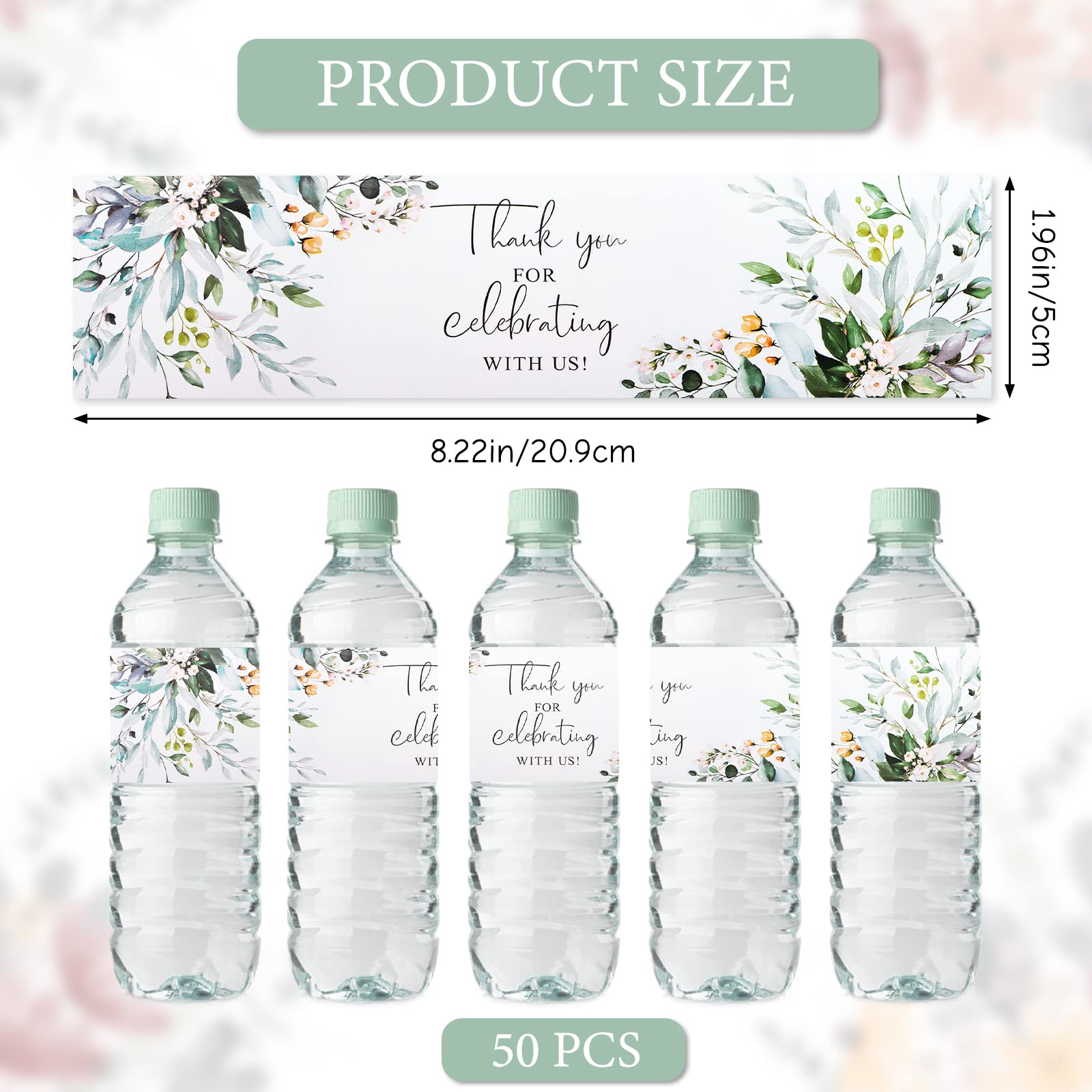 Water Bottle Labels Wedding Favors
