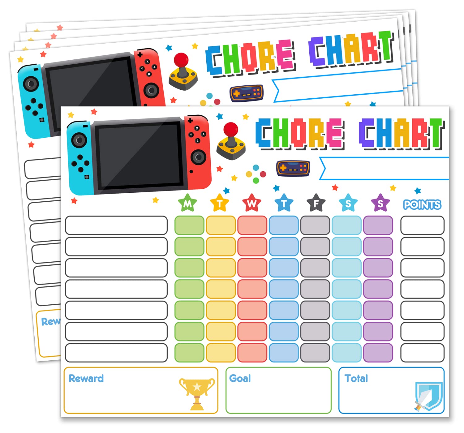 Buy Behavior Chart for Kid at Home, Reward Chore Chart, Dry Erase ...