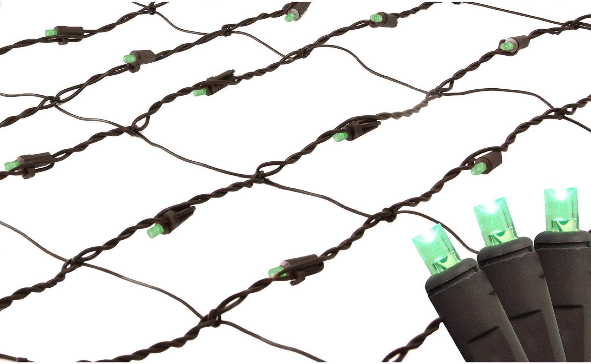 Amazon.com: Northlight 2' x 8' Green LED Tree Trunk Wrap Net Style ...