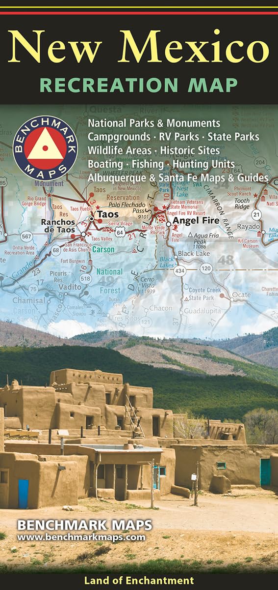 New Mexico Recreation Map - 2025 Edition (Benchmark): Benchmark Maps, Benchmark Maps, Benchmark ...