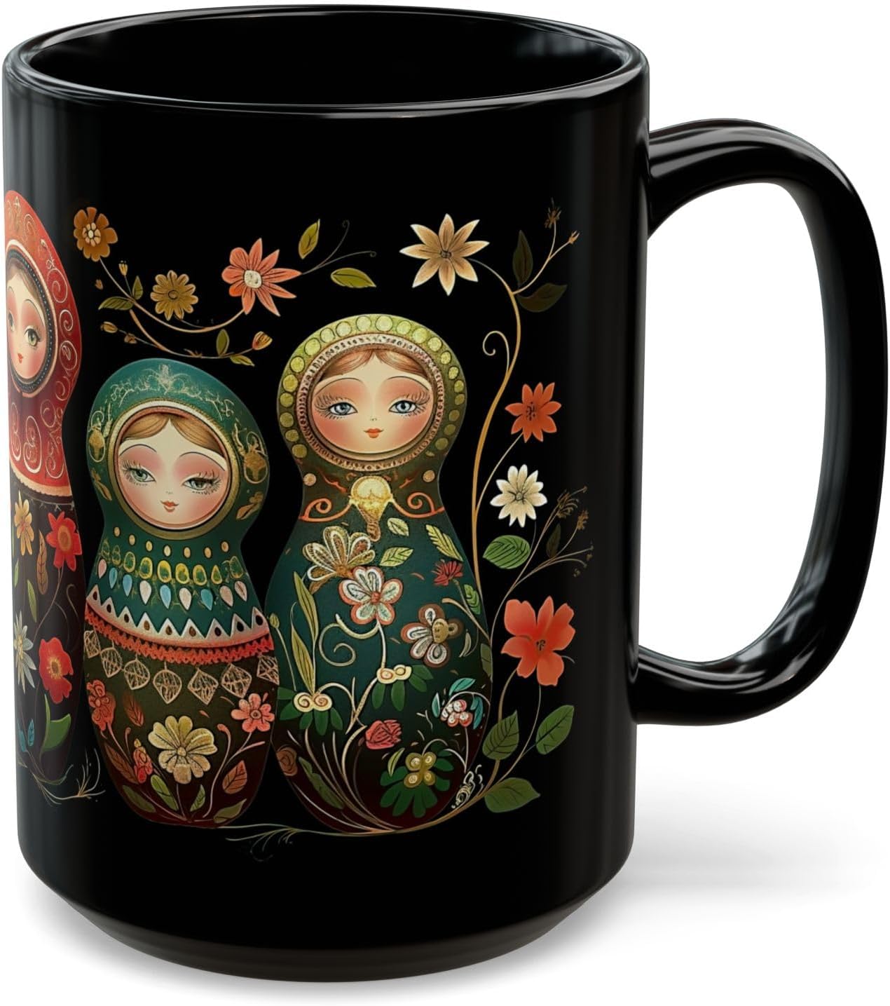Amazon.com | ElegantlySimple - Made in the USA - Nesting Dolls Coffee ...