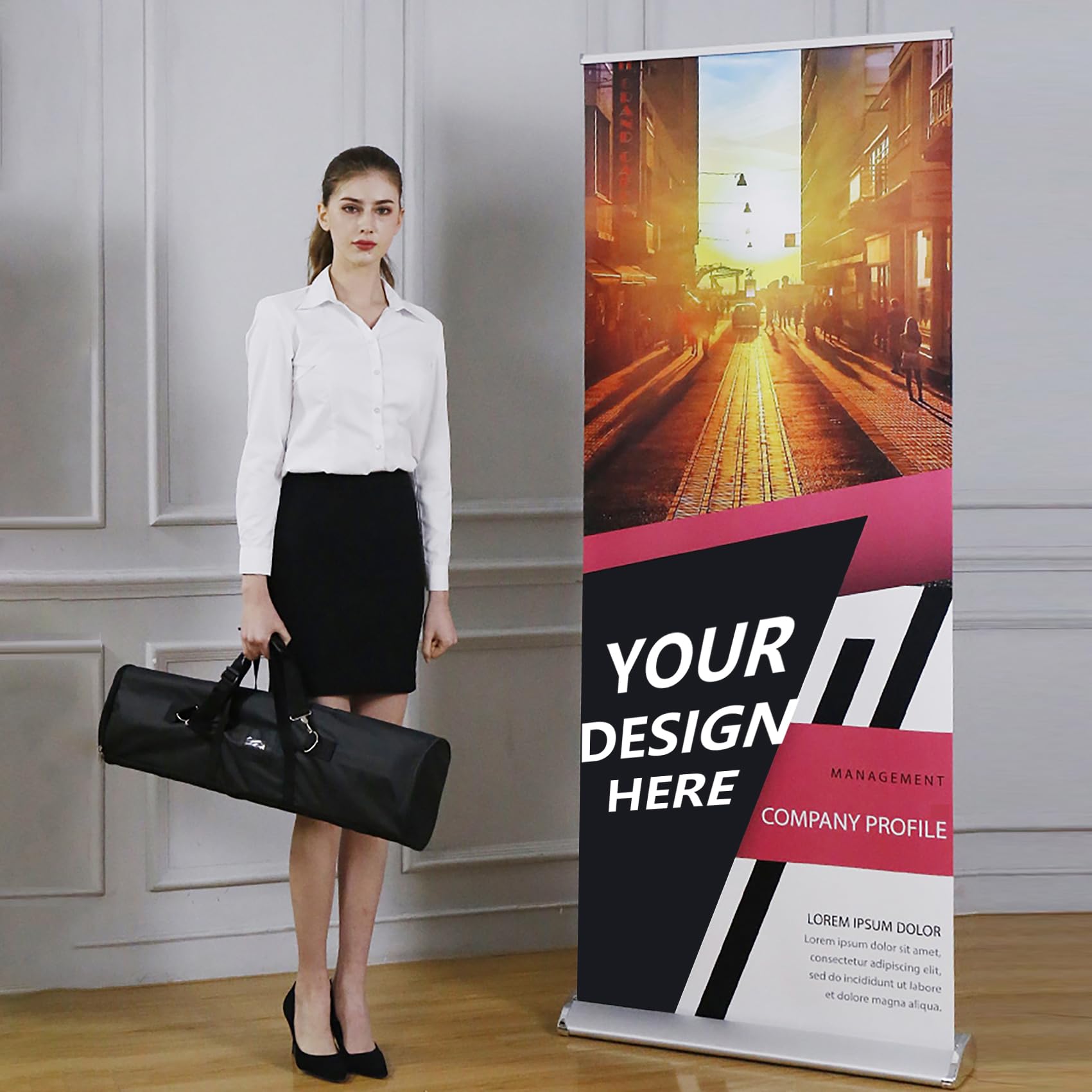 Amazon.com: Customize Widescreen base Water Drop Style Retractable Roll ...