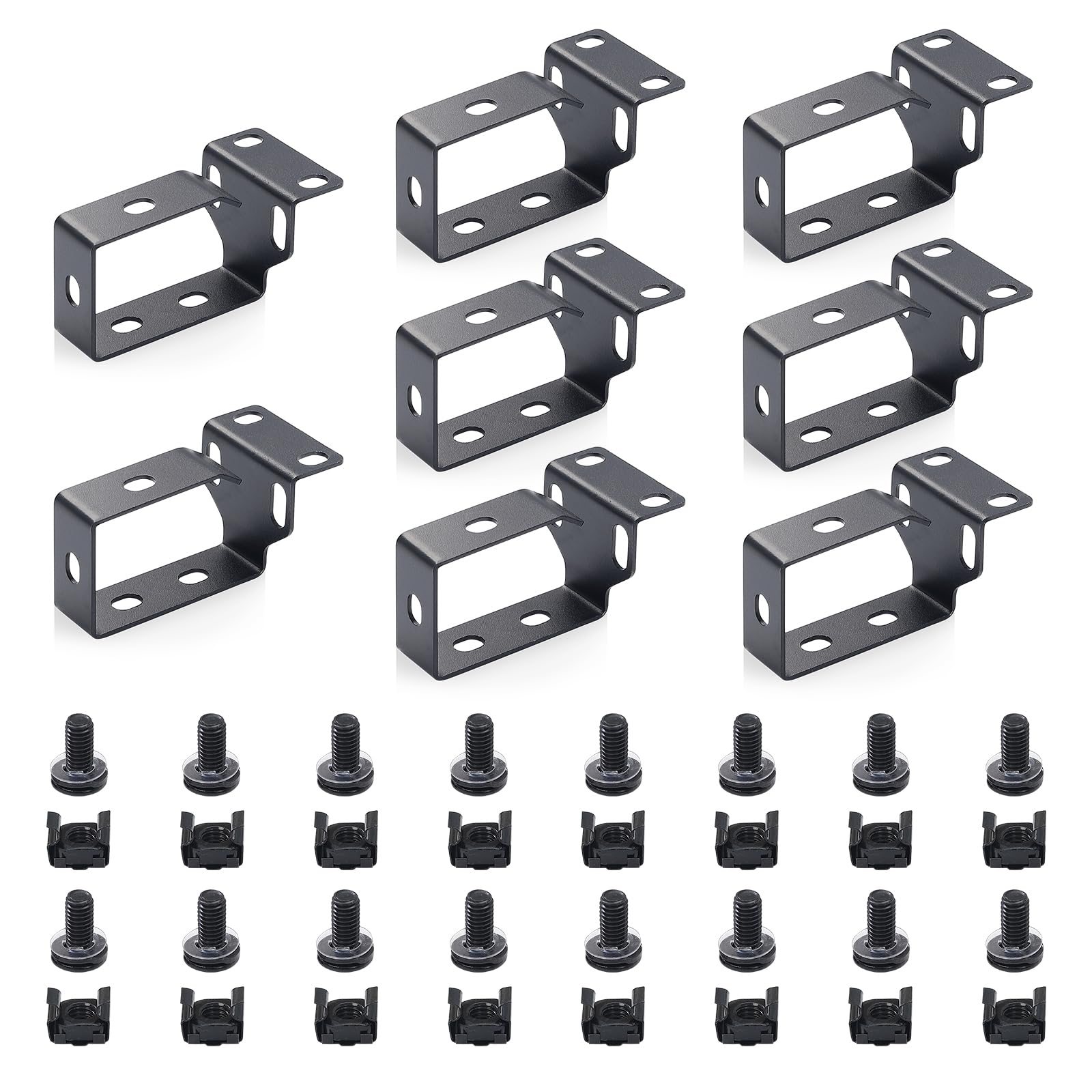 Amazon.com: WikrOck 8 Pack Metallic Cable Manager D-Ring Hooks For ...