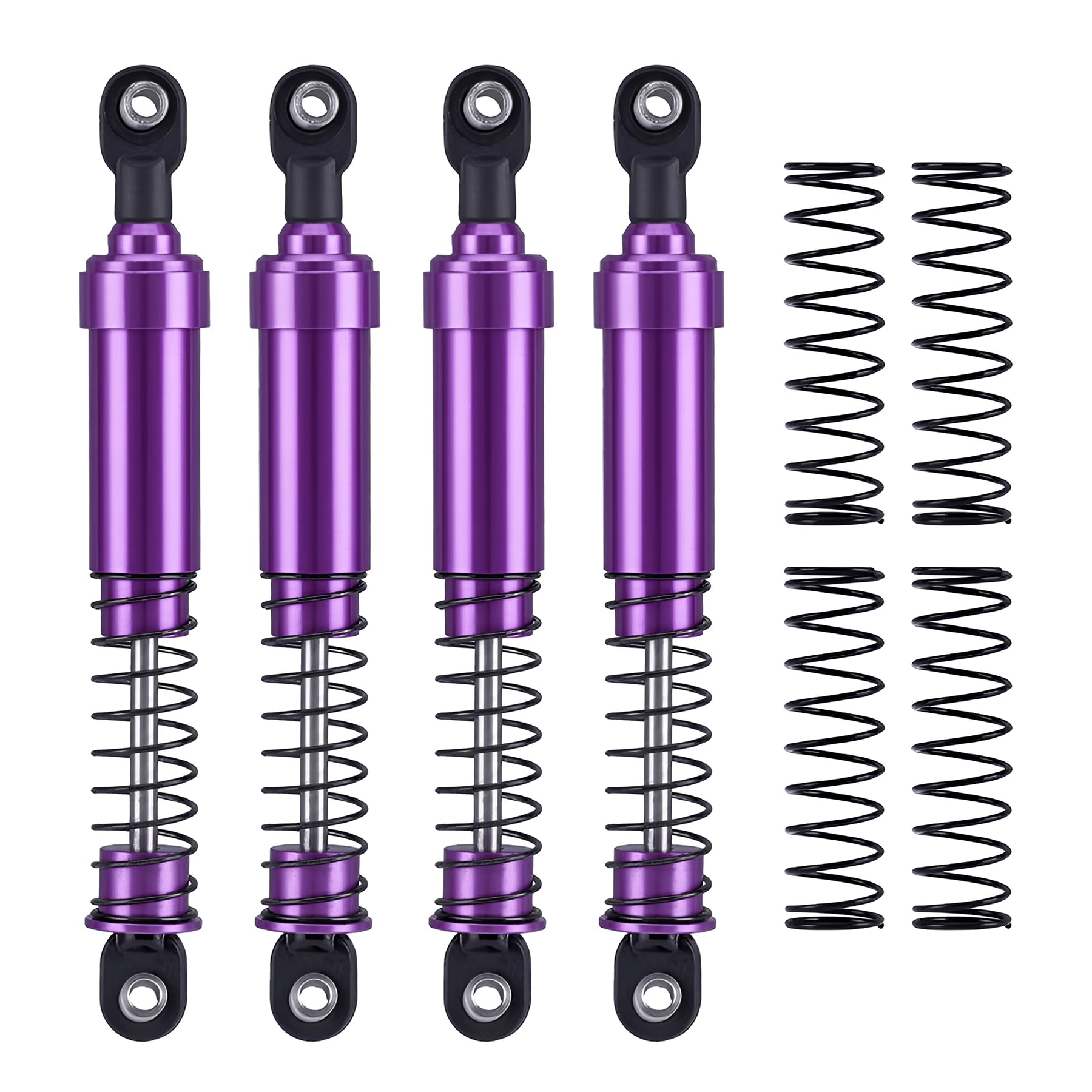 Amazon.com: AMK 1/10 RC Crawler Shocks, 4Pcs 115mm Aluminum Big Bore RC ...