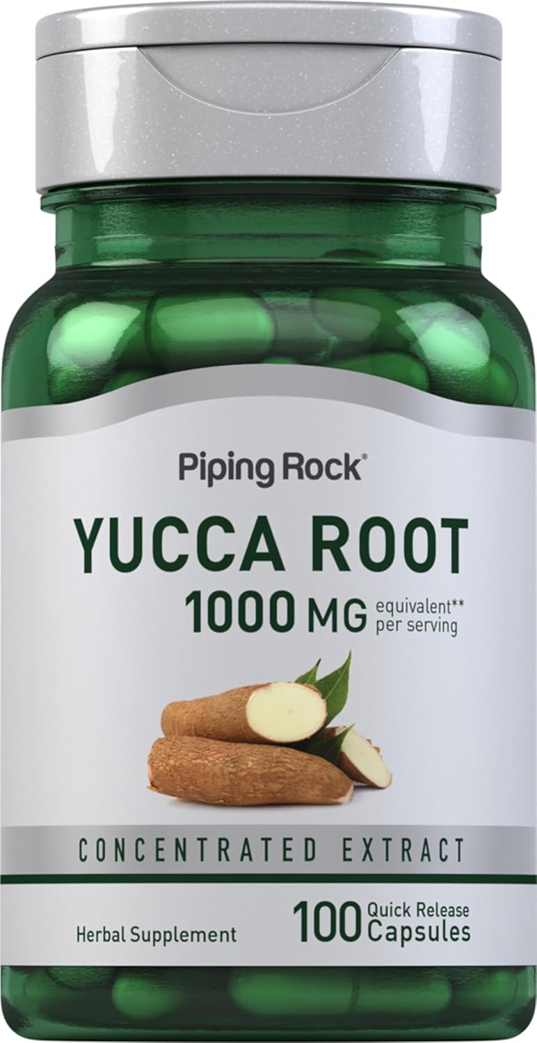 Amazon.com: Piping Rock Yucca Root Capsules 1000mg | 100 Count ...
