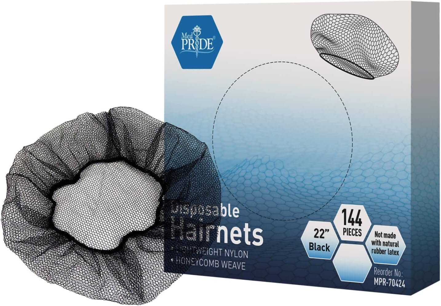 Amazon.com: MED PRIDE Redecillas desechables para hombres y mujeres ...