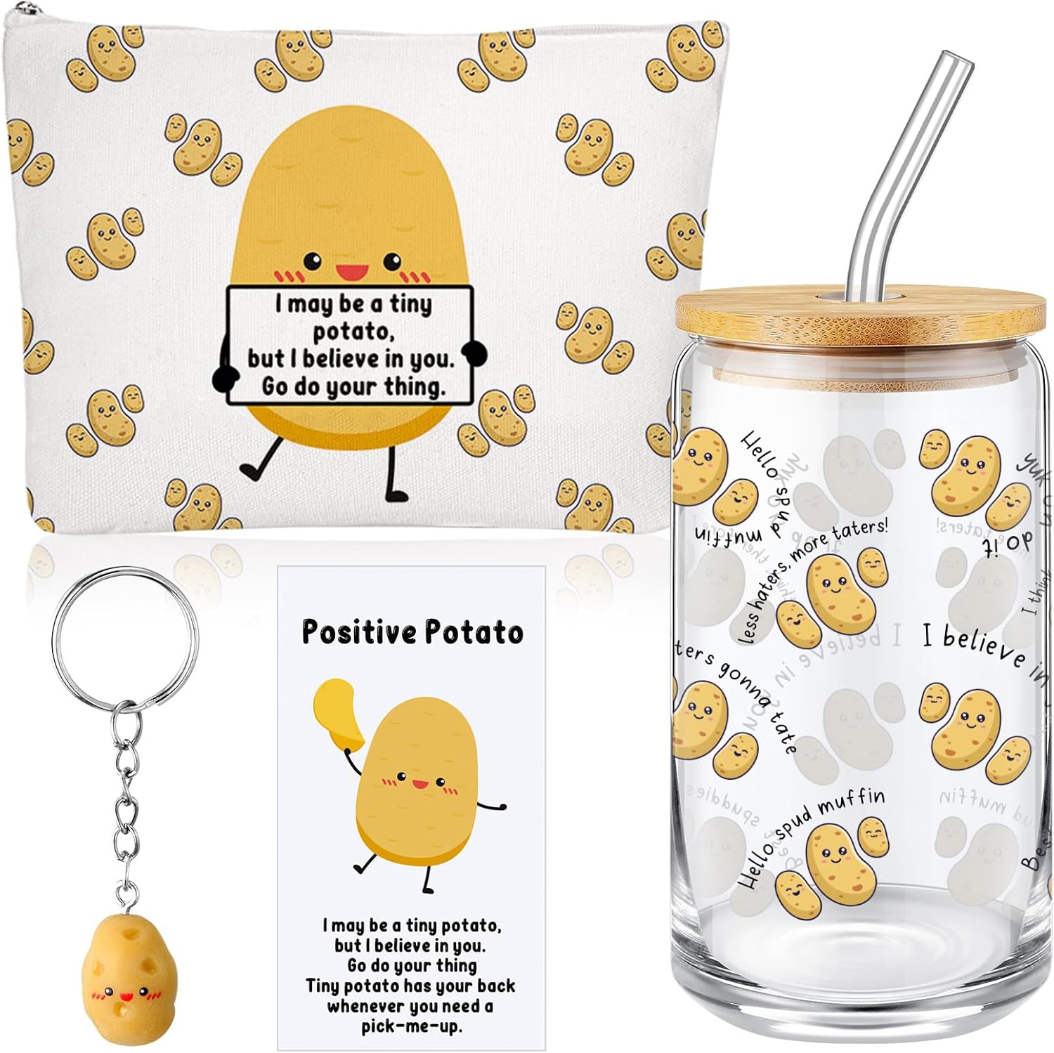 Amazon.com | Havawish 4 Pcs Potato Gifts Positive Affirmation Gifts for ...