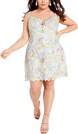 City Chic Women's Plus Size Skyla Dress at Amazon Women’s Clothing store