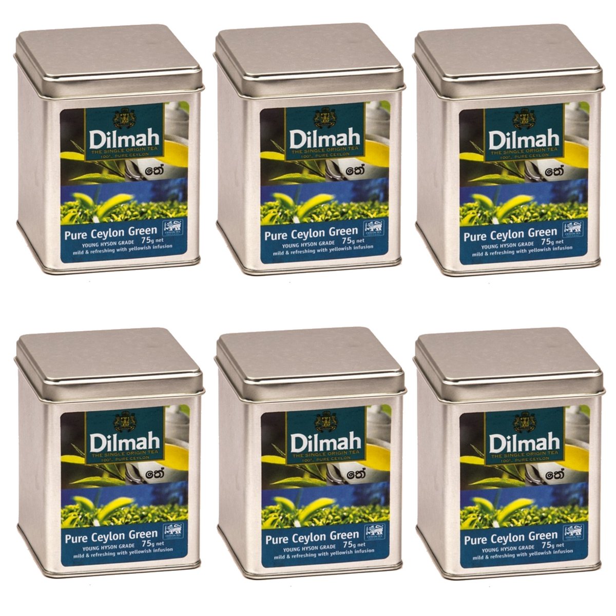 Amazon.com : Dilmah Pure Ceylon Green tea YOUNG HYSON GRADE Loose Leaf ...