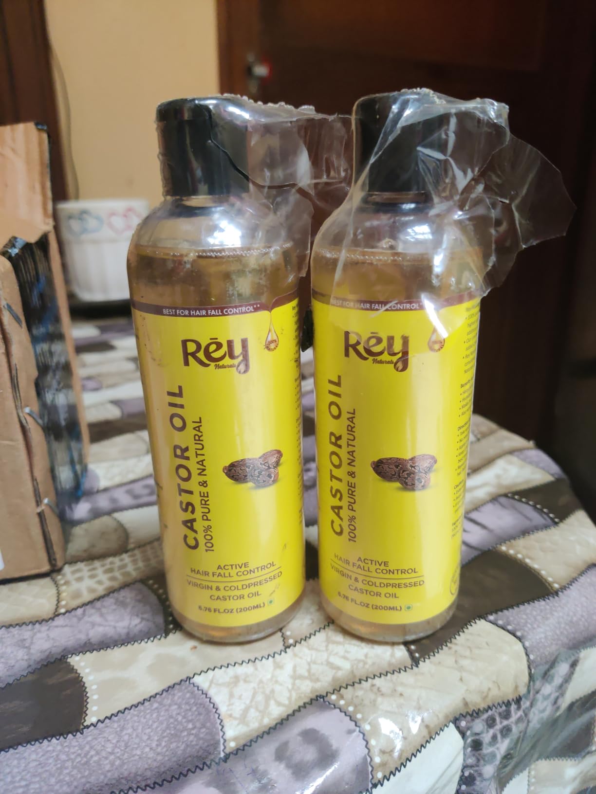 Buy Rey Naturals Cold Pressed Extra Virgin Castor Oil For Hair Growth ...