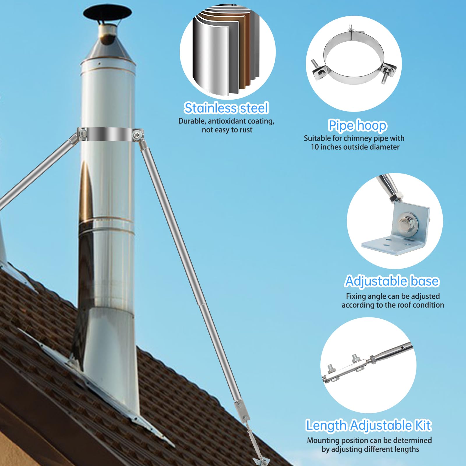 Stainless Steel Chimney Installation