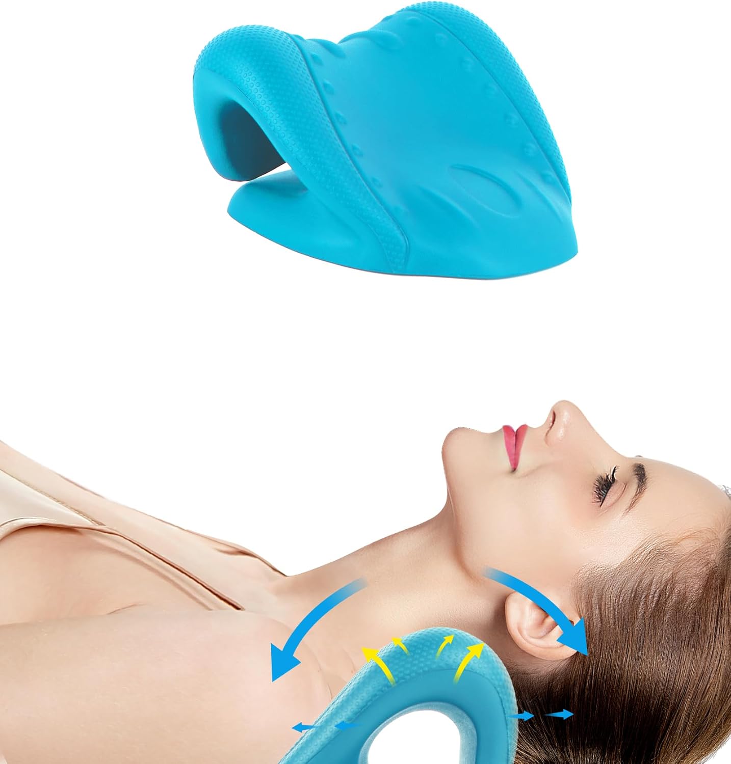 Amazon.com: BETOVIN Neck Stretcher Neck and Shoulder Relaxer - Cervical ...