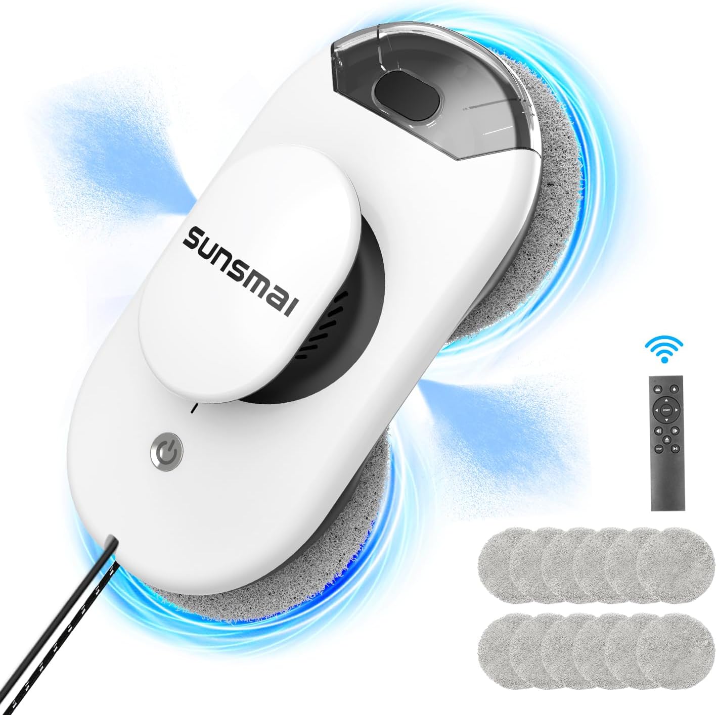 Smart Window Cleaning Robot Auto Glass Cleaner for Home，Streak-Free ...