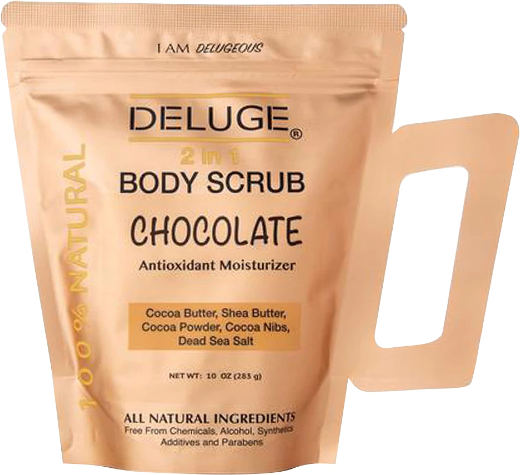 Amazon.com : Deluge Chocolate Scrub for Cellulite and Stretch Marks ...