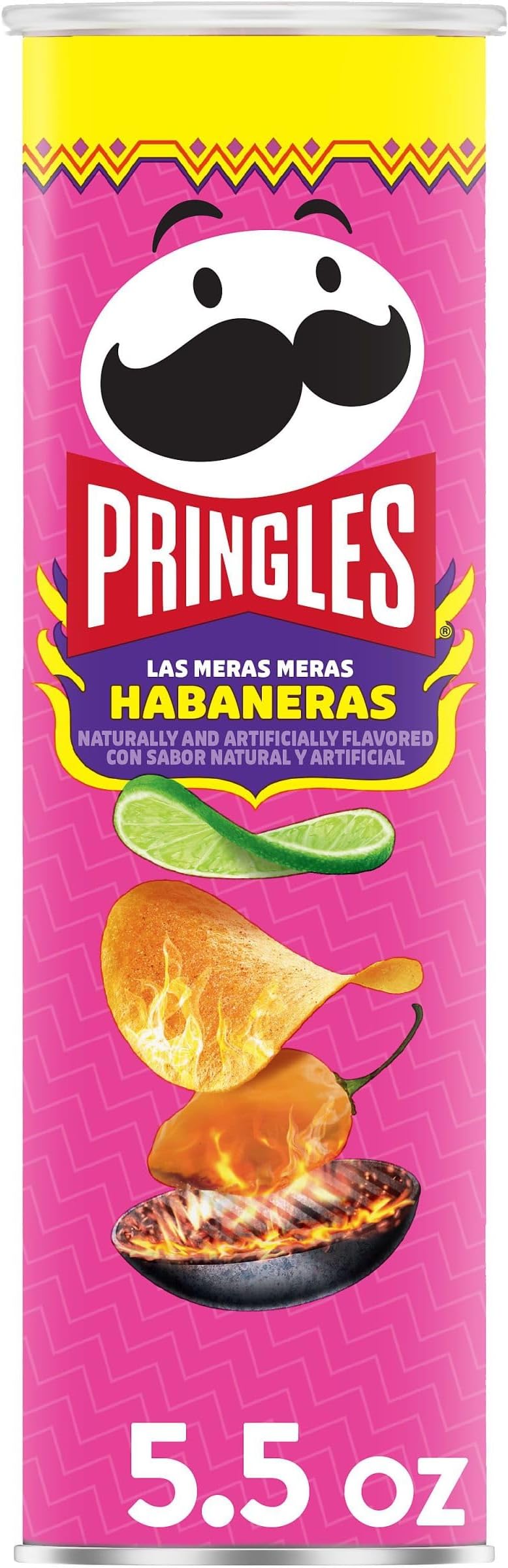 Amazon.com: Pringles Potato Crisps, Lunch Snacks, On-the-Go Snack, Las ...