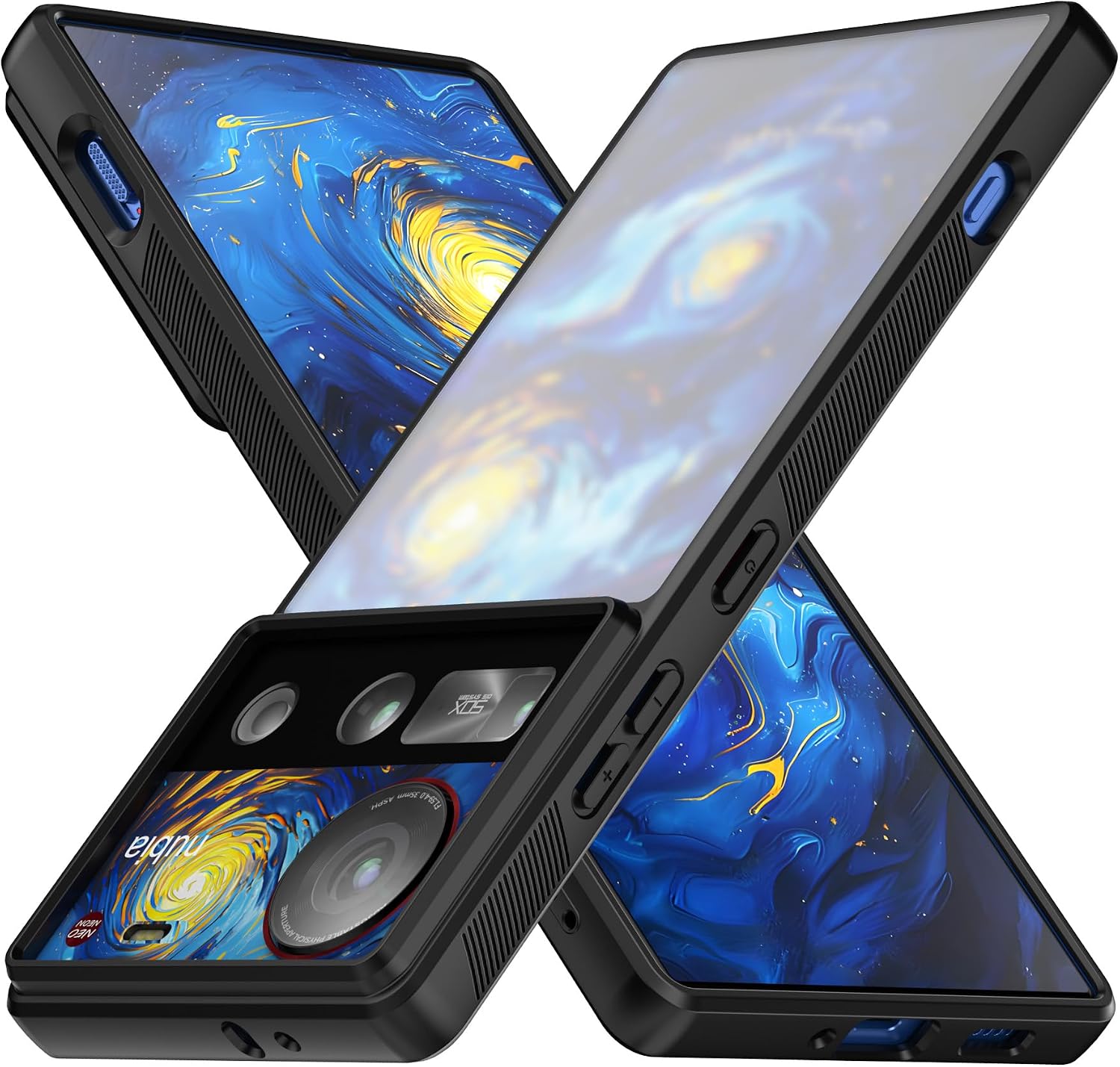 Foluu Funda ZTE Nubia Z70 Ultra, Carcasa Trasera Transparente Mate ...