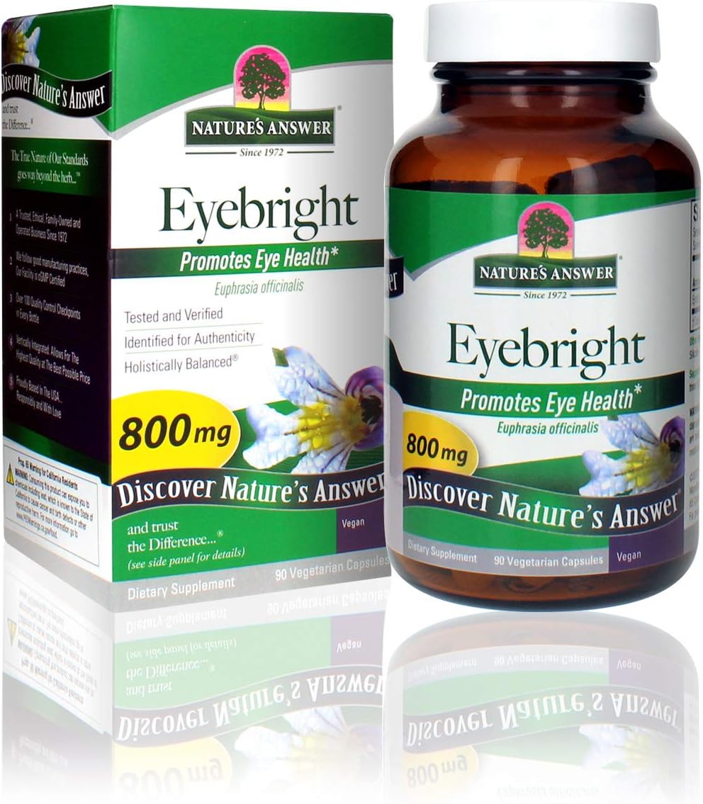 Amazon.com: Eyebright Herb Nature's Way 100 Caps : Health & Household