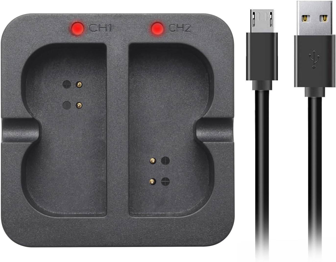 Amazon.com: Dual Ring Battery Charger Station for Ring Spotlight Cam ...