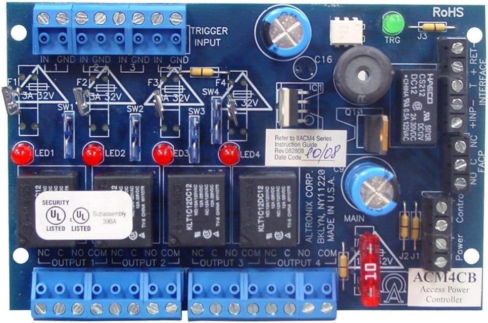 Amazon.com : Altronix Power Module ACM4CB : Power Distribution Units ...